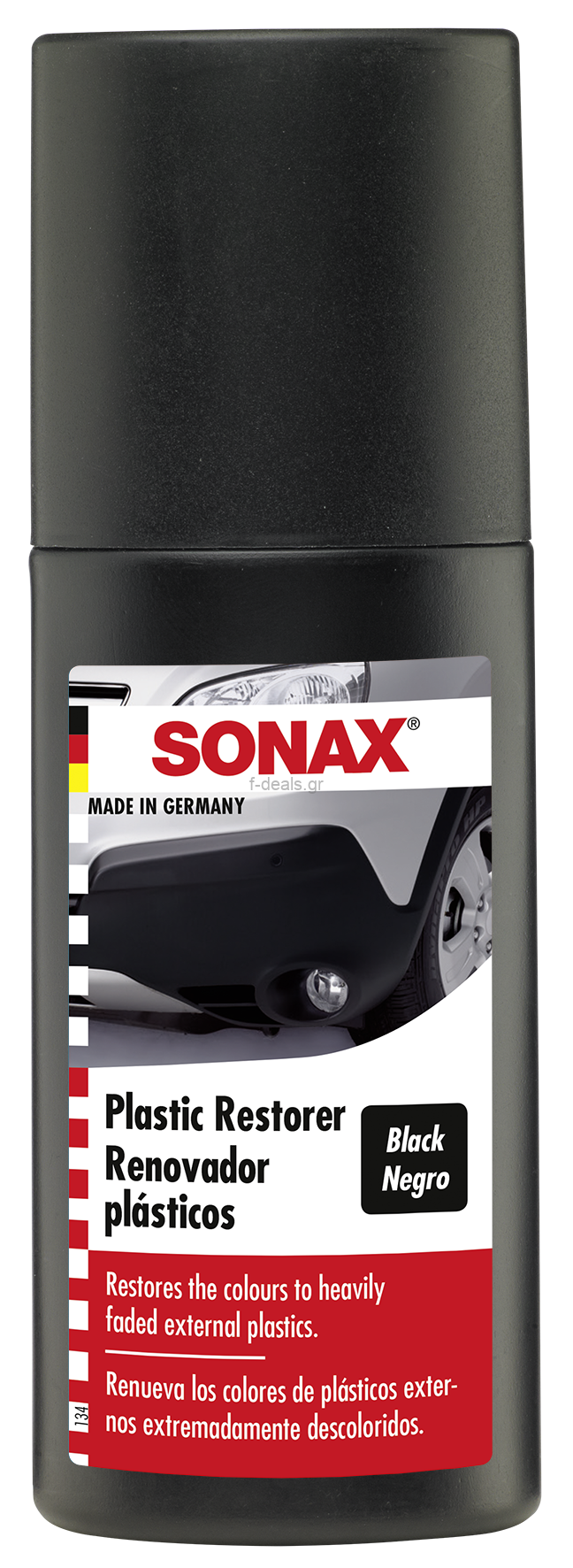 SONAX ΒΑΦΗ ΠΛΑΣΤΙΚΩΝ ΜΑΥΡΗ 100ML